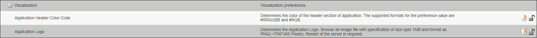 Customizing the Application Logo and Header Color