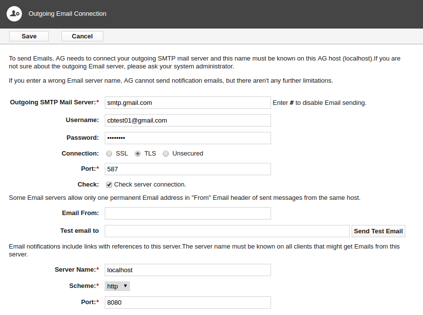 Configuring External Services: Email (SMTP), LDAP