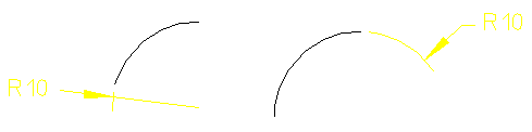 Dimensioning Radii