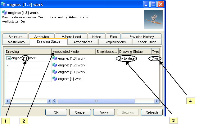 Save a drawing to Creo Elements/Direct Model Manager