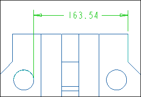 Inserting Dimensions Using Arc Attachment