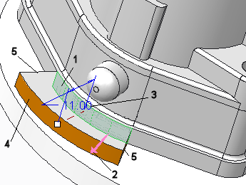 Example: Offset Geometry with Attachment Options
