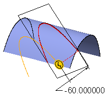 To Create an Offset of a Curve On Surface by Intersect