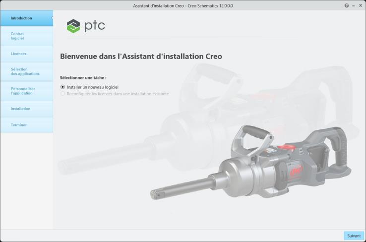 Installation de Creo Schematics : Procédure d'installation simple