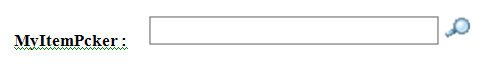 Configuring an Item Picker