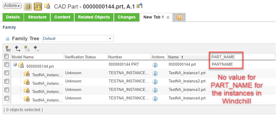 CS357834 - Value of PART_NAME added in the properties for NX Part ...
